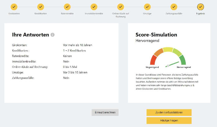 SCHUFA-Score berechnen: Neuer Score-Simulator der Auskunftei - Mobilebanking.de